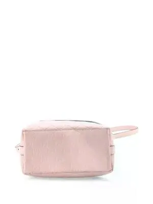 Gucci Gg Emblem Gg Embossed Leather Small Bucket Bag