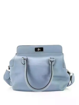 Hermès Toolbox Bag Evercolor 26 Satchel - Blue
