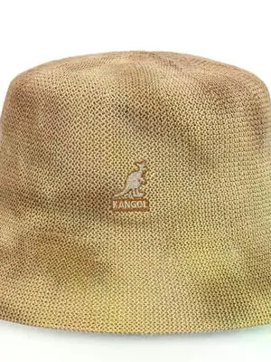 KANGOL Logo-embroidered Tie-dye Bucket Hat