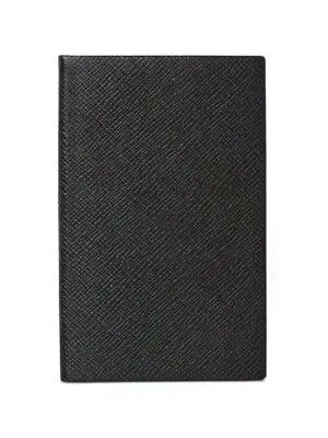 Smythson Panama Cross-grain Notebook - Black
