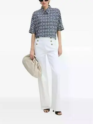Luisa Spagnoli Geometric Print Shirt