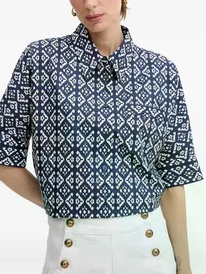 Luisa Spagnoli Geometric Print Shirt