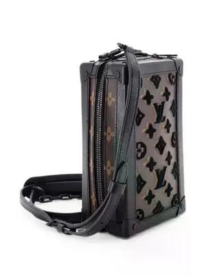 LOUIS VUITTON Monogram Tuffetage Canvas Vertical Soft Trunk Bag