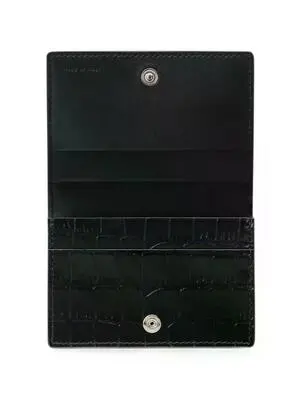 Smythson Mara Croc-effect Card Case
