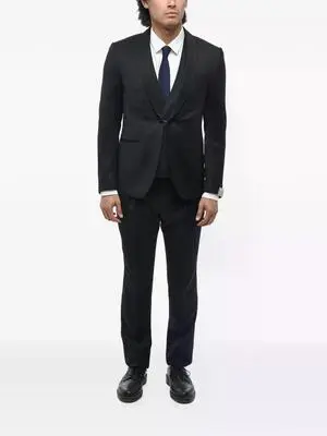 Corneliani Shawl-lapel Jacquard Suit