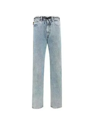 Roberto Cavalli Jersey-back Straight-leg Jeans