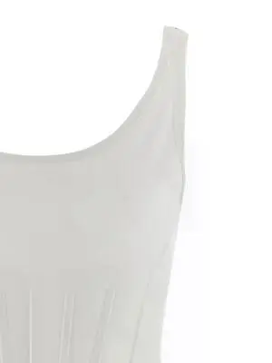 MUGLER Corseted Tank Top