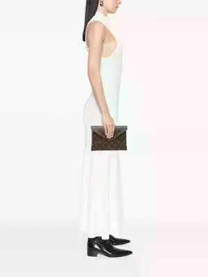 LOUIS VUITTON Monogram Pochette Kirigami Gm Clutch Bag - Brown