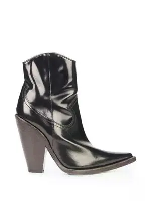 Philosophy Di Lorenzo Serafini Tapered Cone-heel Boots - Black