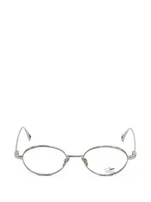 Cazal Geometric Frame Eyeglasses - Silver