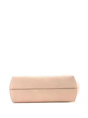 Fendi First Bag Leather Small Clutch Bag - Neutrals
