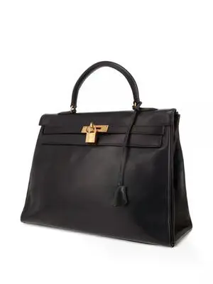 Hermès 1978 35 Kelly Tote Bag - Black