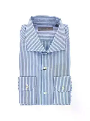 Corneliani Striped Shirt - Blue