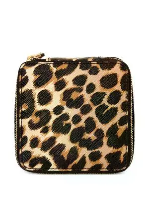 Smythson Panama Leopard-print Trinket Case