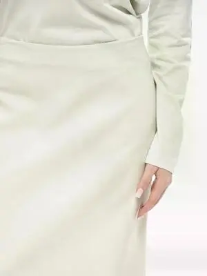 SUPER BLOND A-line Side-slit Maxi Skirt