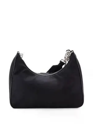 Prada Re-edition 2005 Shoulder Bag Tessuto Small Crossbody Bag - Black