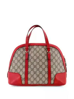 Gucci Gg Coated Canvas Small Satchel
