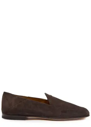 TOD'S Suede Loafers - Brown