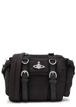VIVIENNE WESTWOOD Rocky Orb Woven Satchel - Black