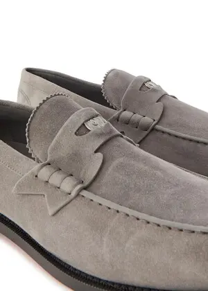 CHRISTIAN LOUBOUTIN The Plato Velour Loafers