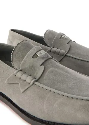 CHRISTIAN LOUBOUTIN The Plato Velour Loafers