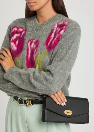 Mulberry Darley Grained Leather Clutch