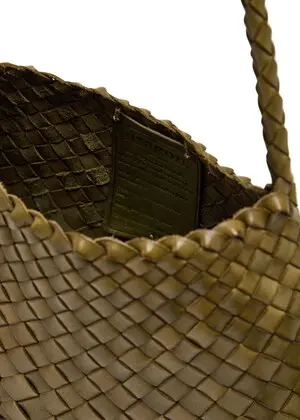 Dragon Diffusion Rosanna Woven Leather Shoulder Bag