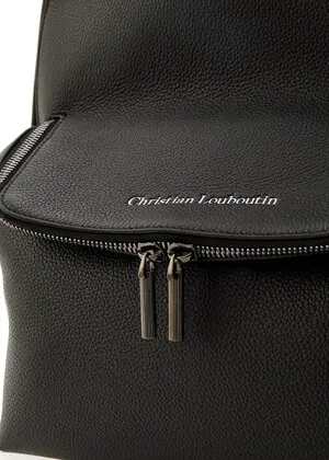 CHRISTIAN LOUBOUTIN Nostalgic Grained Leather Backpack