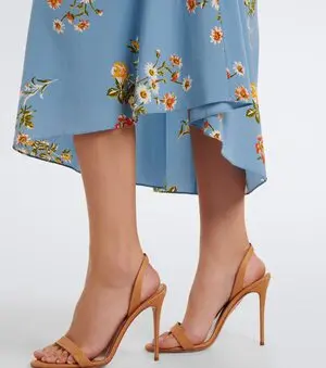 Veronica Beard Limani Ruched Floral Silk-blend Midi Skirt