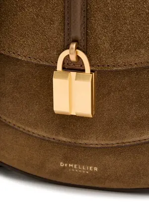 DEMELLIER Siena Leather And Suede Saddle Bag - Tan