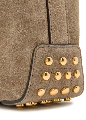 TOD'S Mini Suede Top Handle Bag