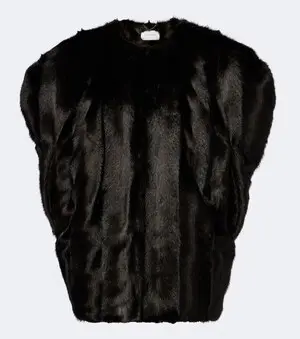 Magda Butrym Oversized Vest - Brown