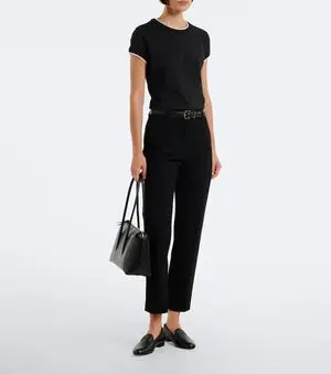 Veronica Beard Devin Cotton-blend T-shirt