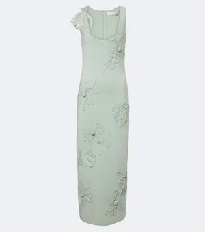 Oscar De La Renta Applique Cocktail Dresses
