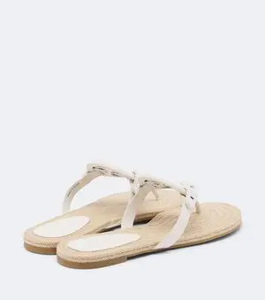 Tory Burch Miller Beaded Thong Sandals