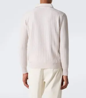 LARDINI Cashmere Polo Sweater