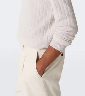 LARDINI Cashmere Polo Sweater