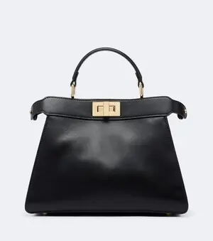 Fendi Peekaboo® Small Leather Top-handle Bag - Black