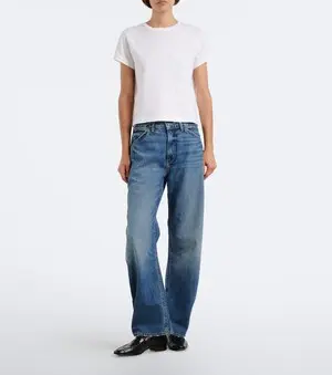 NILI LOTAN Tribeca Barrel-leg Jeans