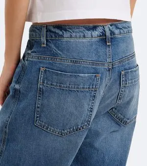 NILI LOTAN Tribeca Barrel-leg Jeans