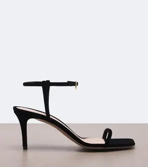 GIANVITO ROSSI Velvet Sandals