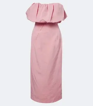 Magda Butrym Cotton And Silk Corset Dress - Pink