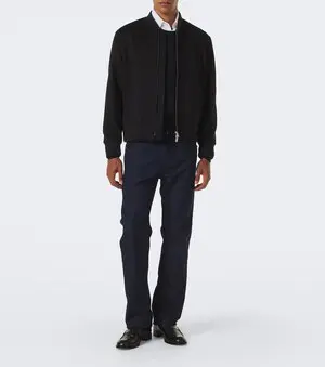 Etro Jacquard Cotton-blend Slim Pants