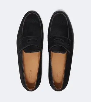 John Lobb Lopez Calf Hair Penny Loafers