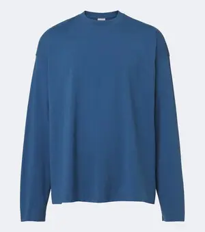 Dries Van Noten Cotton Jersey T-shirt - Blue