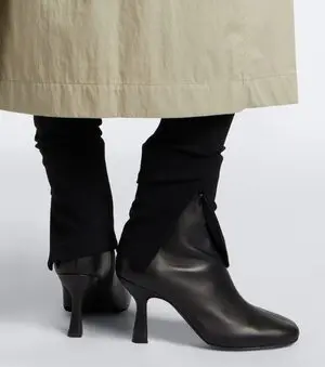 SOULIERS MARTINEZ Talin Leather Ankle Boots