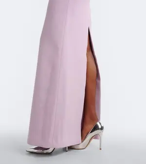Rebecca Vallance Yolanda Embellished Crepe Gown - Purple