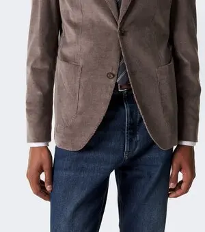 Eleventy Cotton And Cashmere Corduroy Blazer