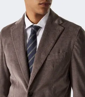 Eleventy Cotton And Cashmere Corduroy Blazer