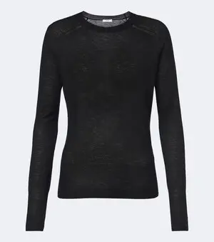 JOSEPH Geras Cashmere Sweater - Black